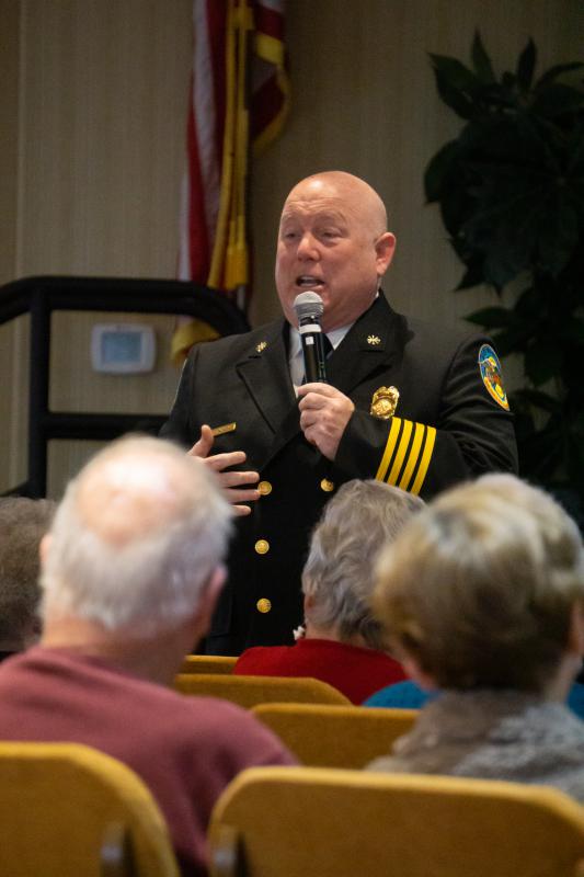 Deputy Chief Edwards Gives Presentation to Residents of Freedom Village ...