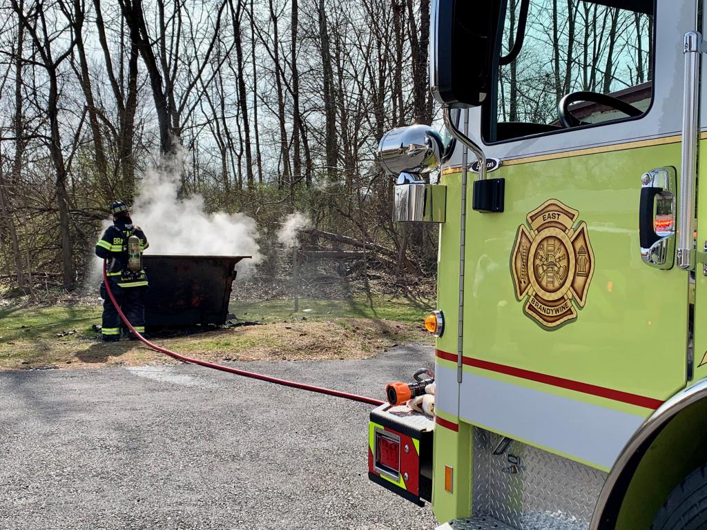 Small Dumpster Fire - East Brandywine Fire Company