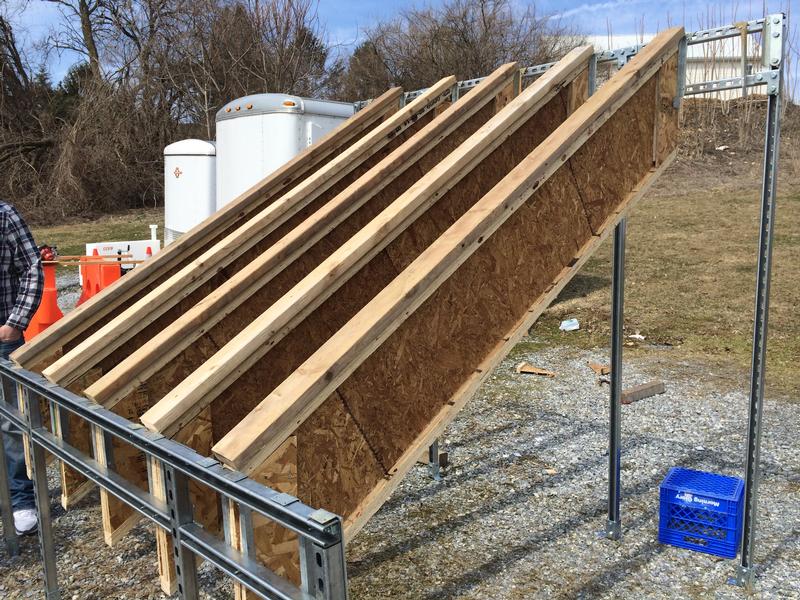 Training Division Builds Roof Prop - East Brandywine Fire Company